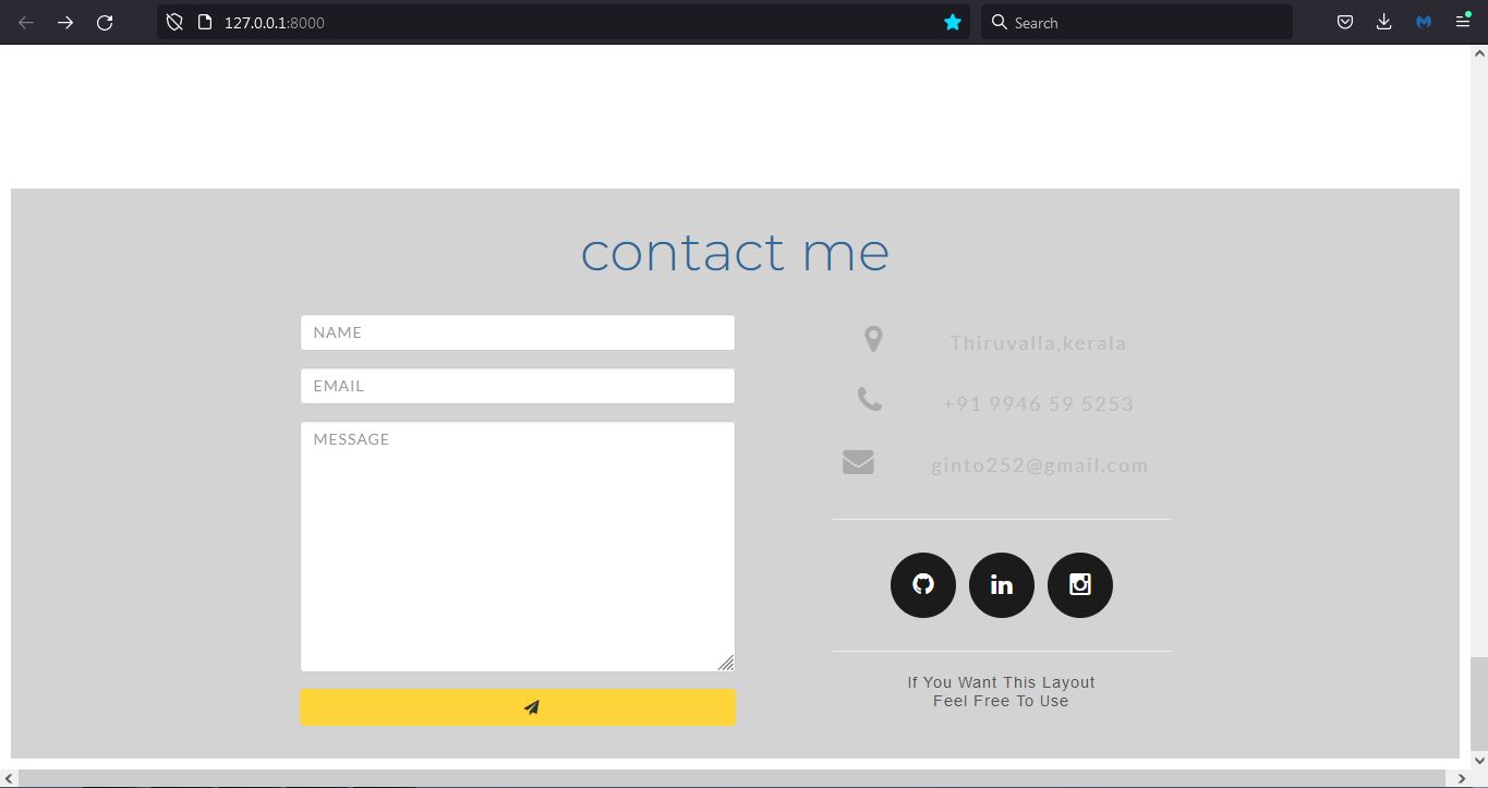 GitHub - ginnto/gintogthomas_portfolio: A portfolio website was Developed from Scratch. Own ...