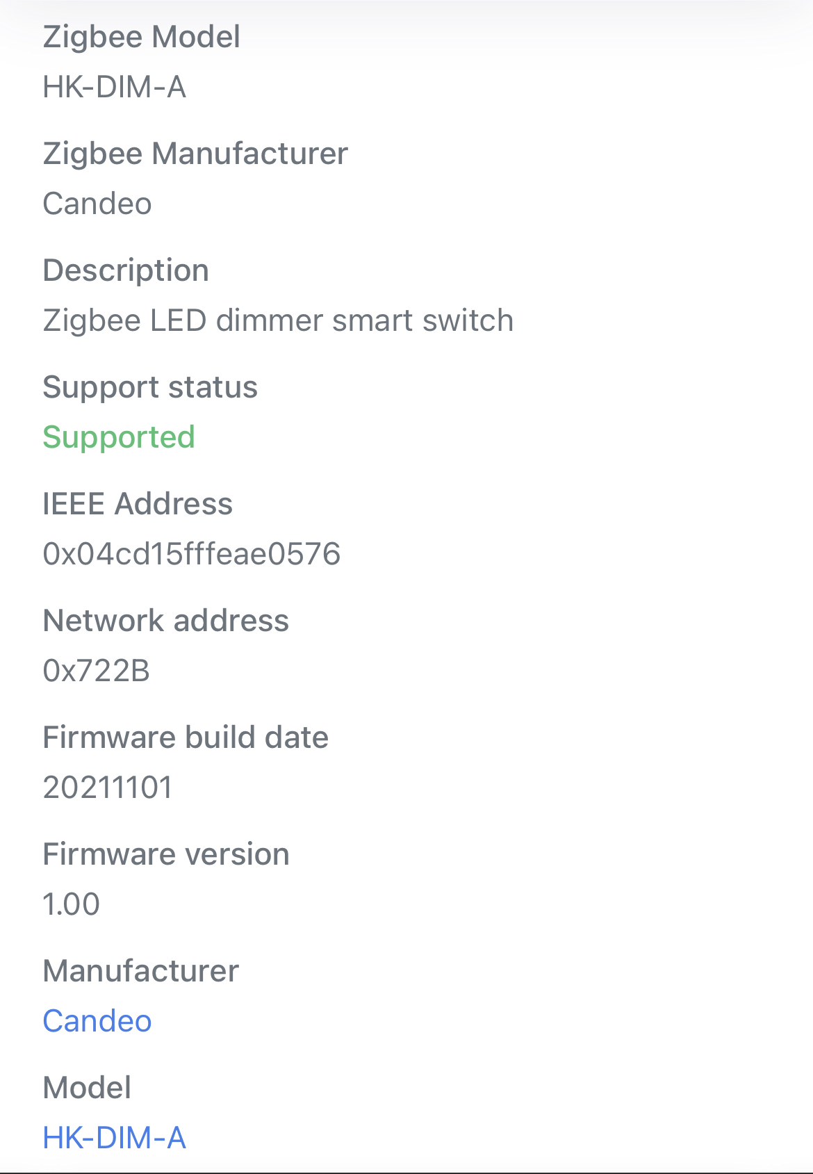 Candeo zigbee dimmer · Issue #13667 · Koenkk/zigbee2mqtt · GitHub