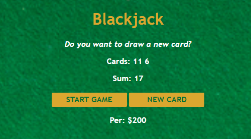 GitHub - andreivas24/Blackjack: A simple Javascript application that ...