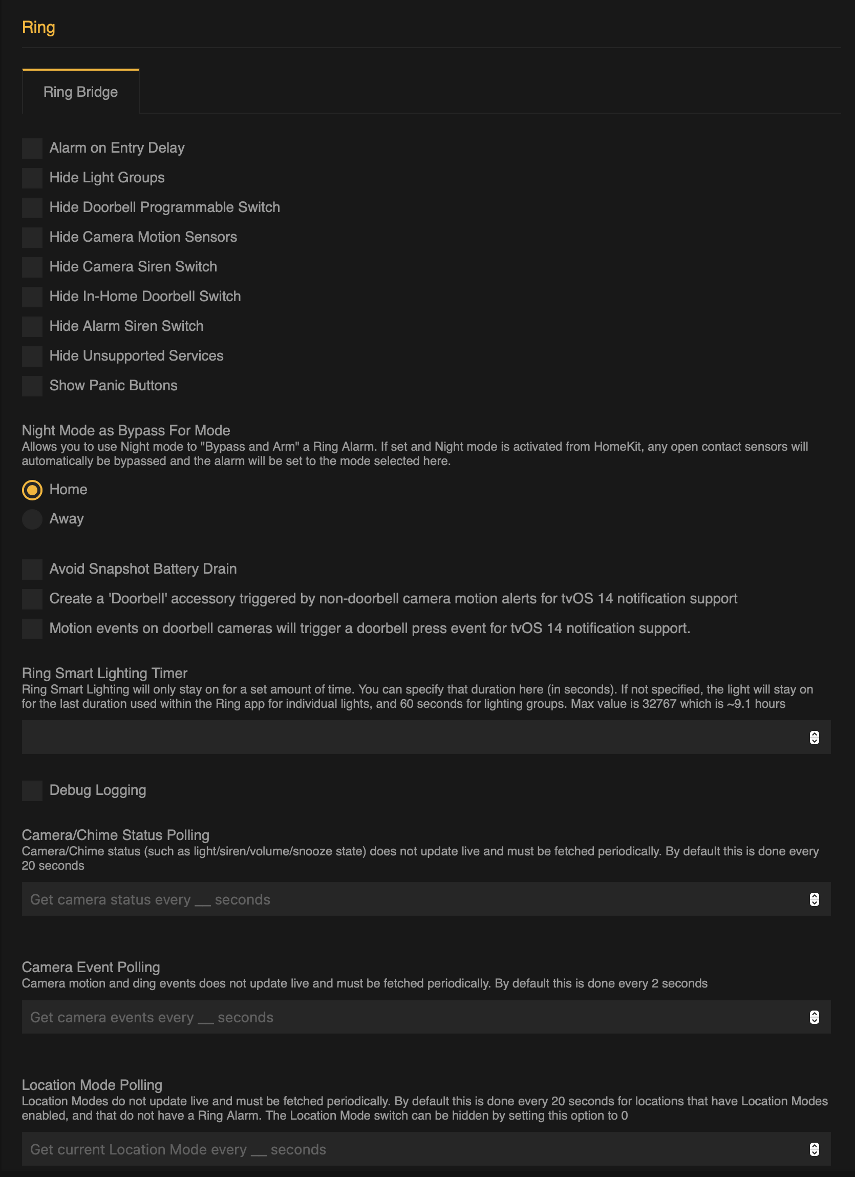 Just installed Ring plugin on HOOBS, no User Account Prompts on Configuration Tab · Issue #789 ...