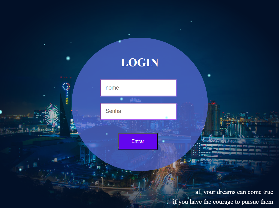 GitHub - Landim013/Tela-Login: Tela de login como template, interativa ...