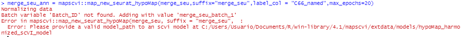 Error running map_new_seurat_hypoMap · Issue #4 · lsteuernagel/mapscvi · GitHub