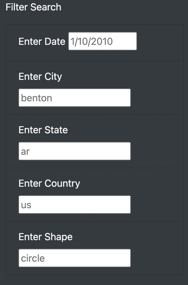 GitHub - NensiH/UFOs: Build an interactive webpage to analyze UFO ...