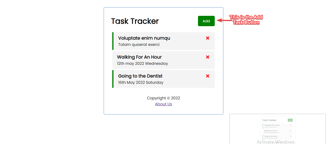 Github Zayn365task Tracker Webapp React Js This Is A Simple React Js Task Tracking
