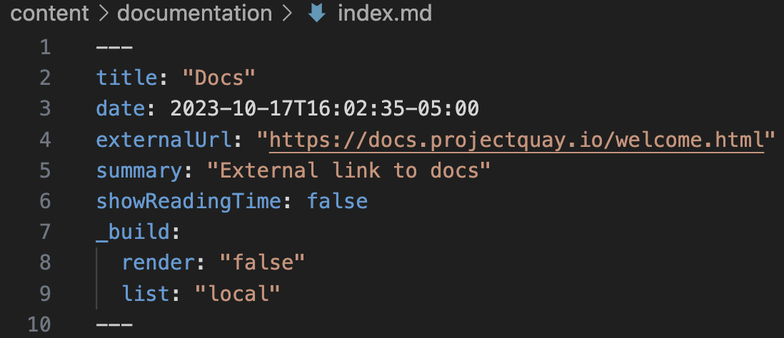 Trying to create an external page · Issue #1017 · nunocoracao/blowfish · GitHub