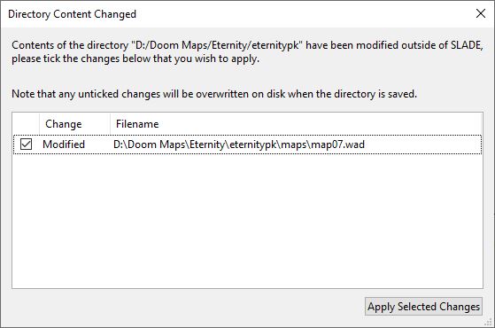 Directory Content Has Changed Dialog Box Causes Problems With External ...