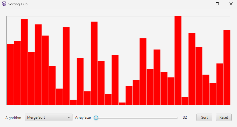 GitHub - DasolLim/SortingGraphicalApplication_Project: Developing a GUI ...