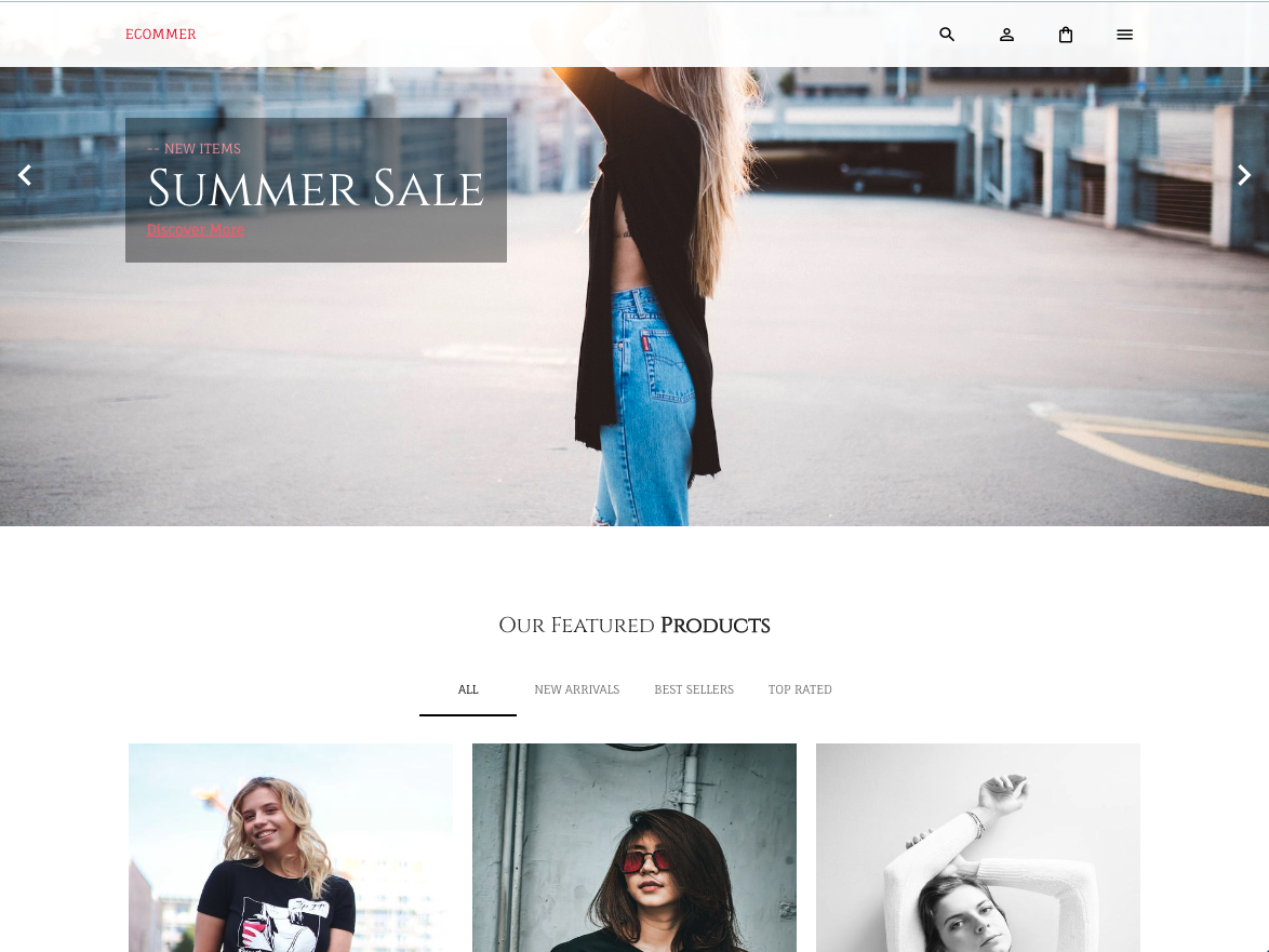 GitHub - saadhma/e-commerce-design-reactJS: This is e commerce project responsive design in ...