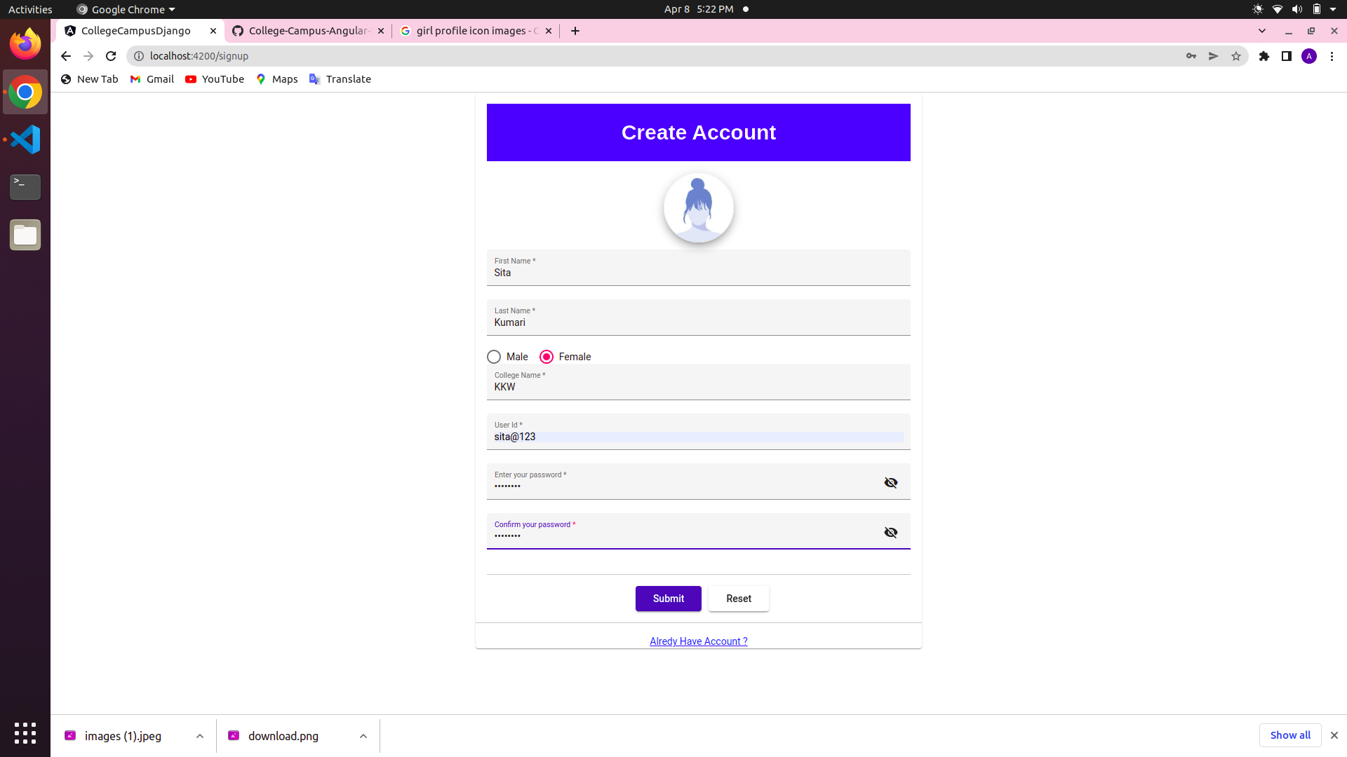 GitHub - AmolGode/College-Campus-Angular-Django-Rest: College Campus provides a social ...
