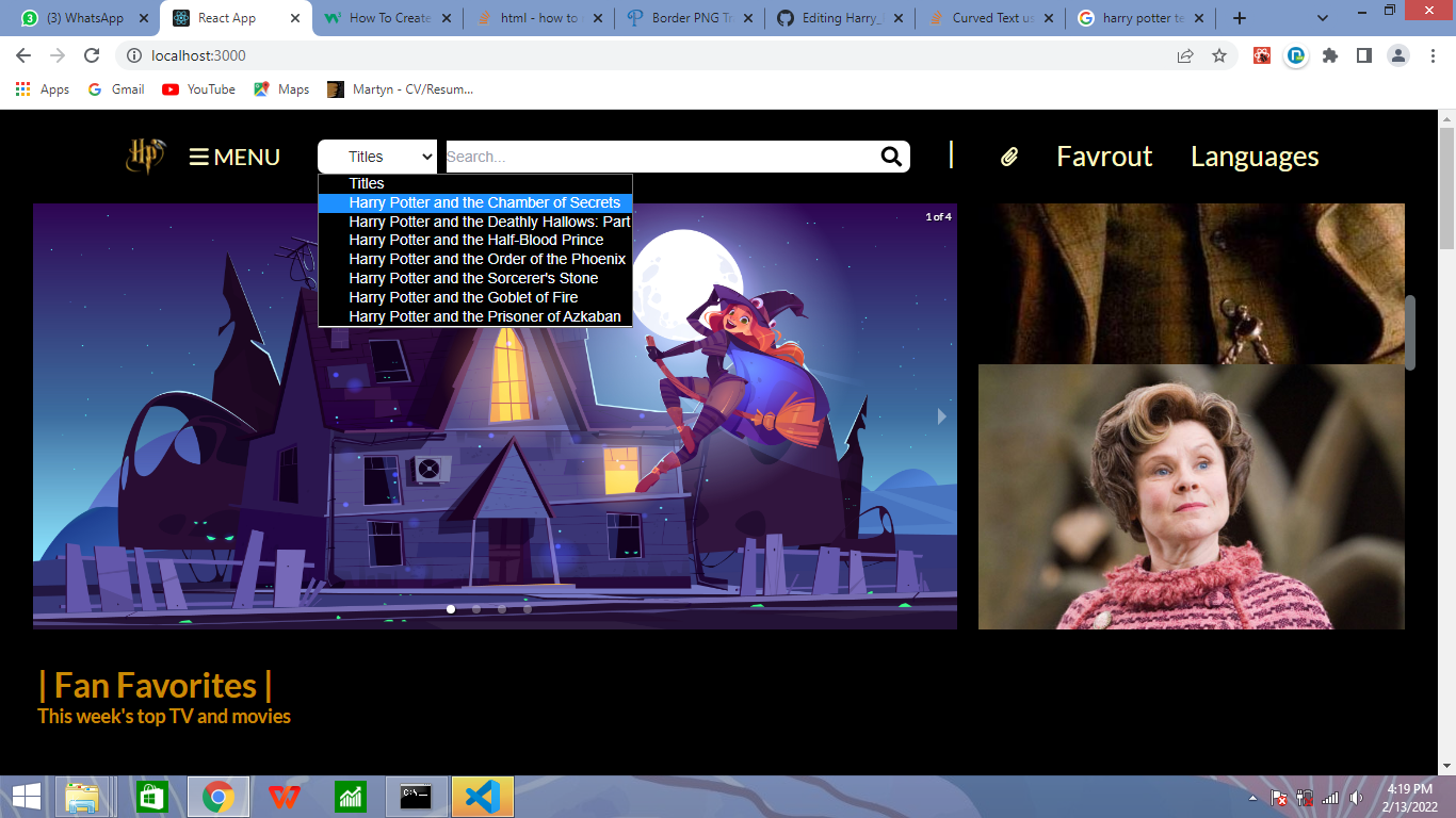 GitHub - RaviKumar-2021/Harry_Potter_Images_Gallary