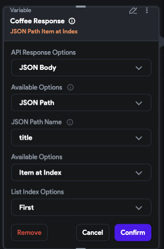 "Item at Index" list operations not working on API responses · Issue #415 · FlutterFlow ...