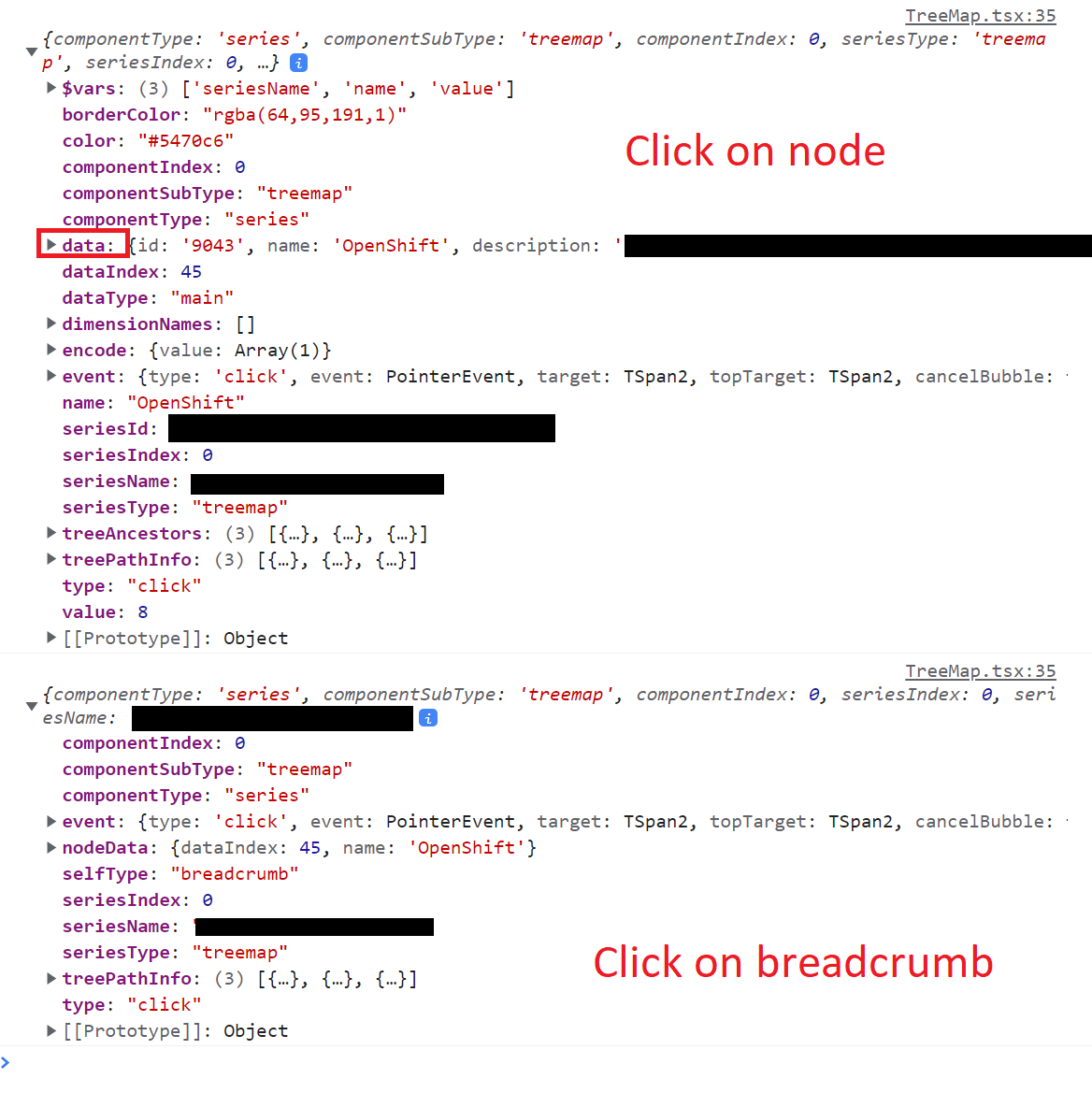 [Feature] Breadcrumb in treemap chart has not data in onclick evenet · Issue #18557 · apache ...