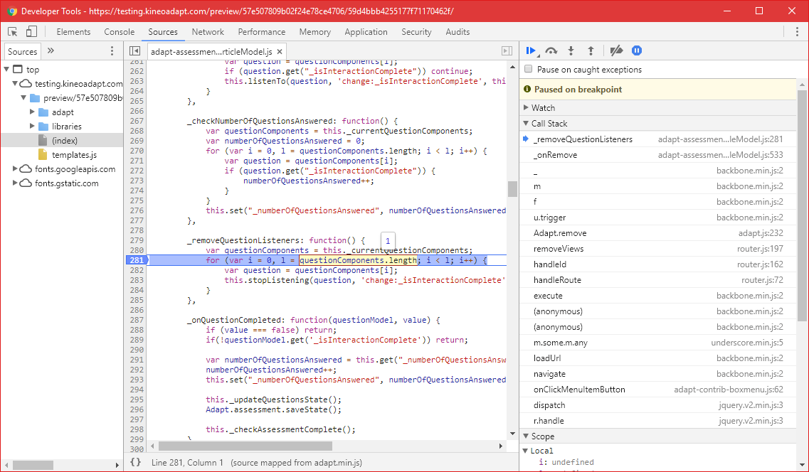 contrib-assessment not working with framework v2.2.2 · Issue #1832 · adaptlearning/adapt ...