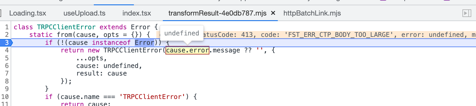 bug: TRPCClientError.from() fails to some handle responses gracefully ... bug: TRPCClientError.from() fails to some handle responses gracefully ...