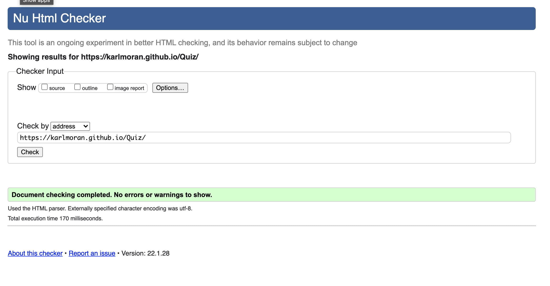 GitHub - KarlMoran/Quiz