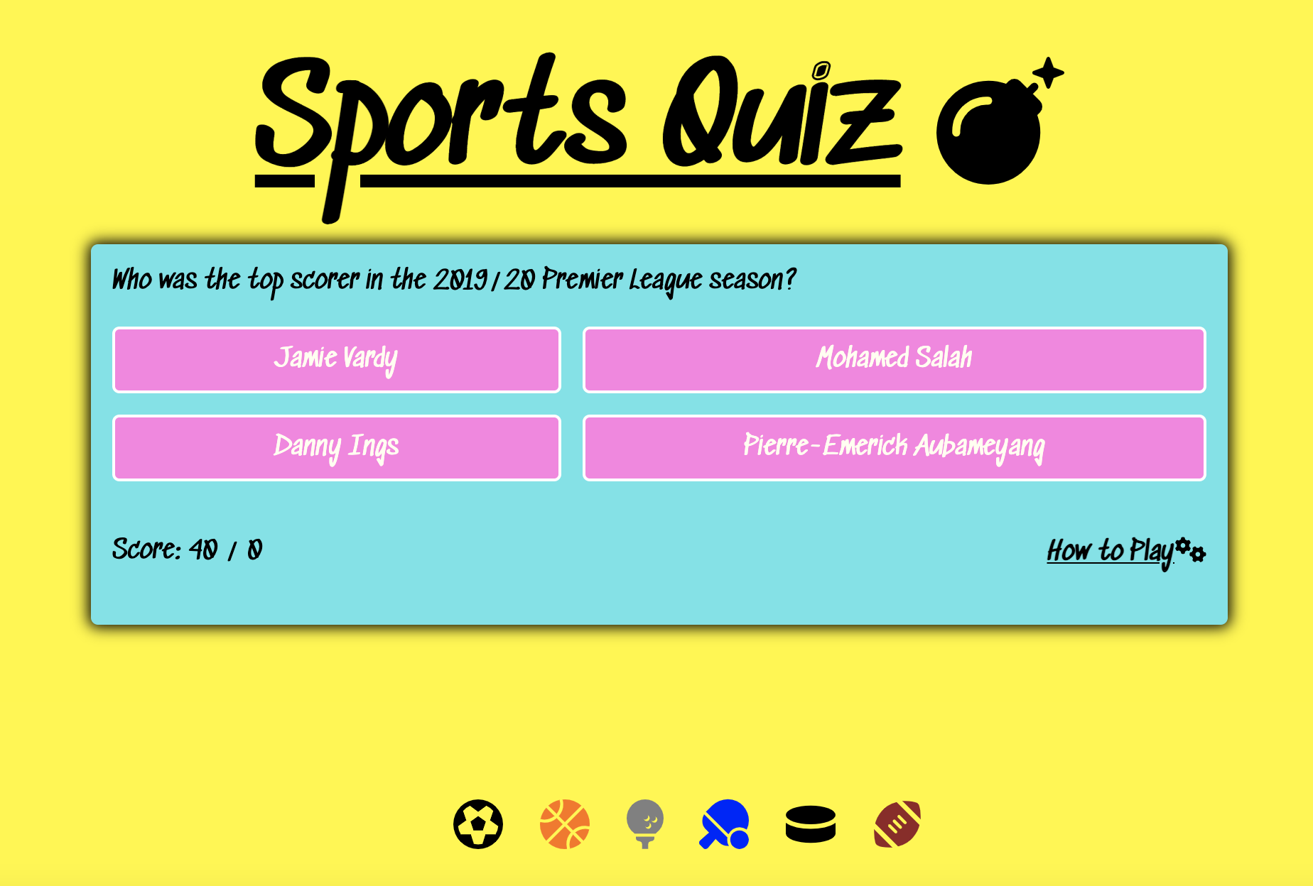 GitHub - KarlMoran/Quiz