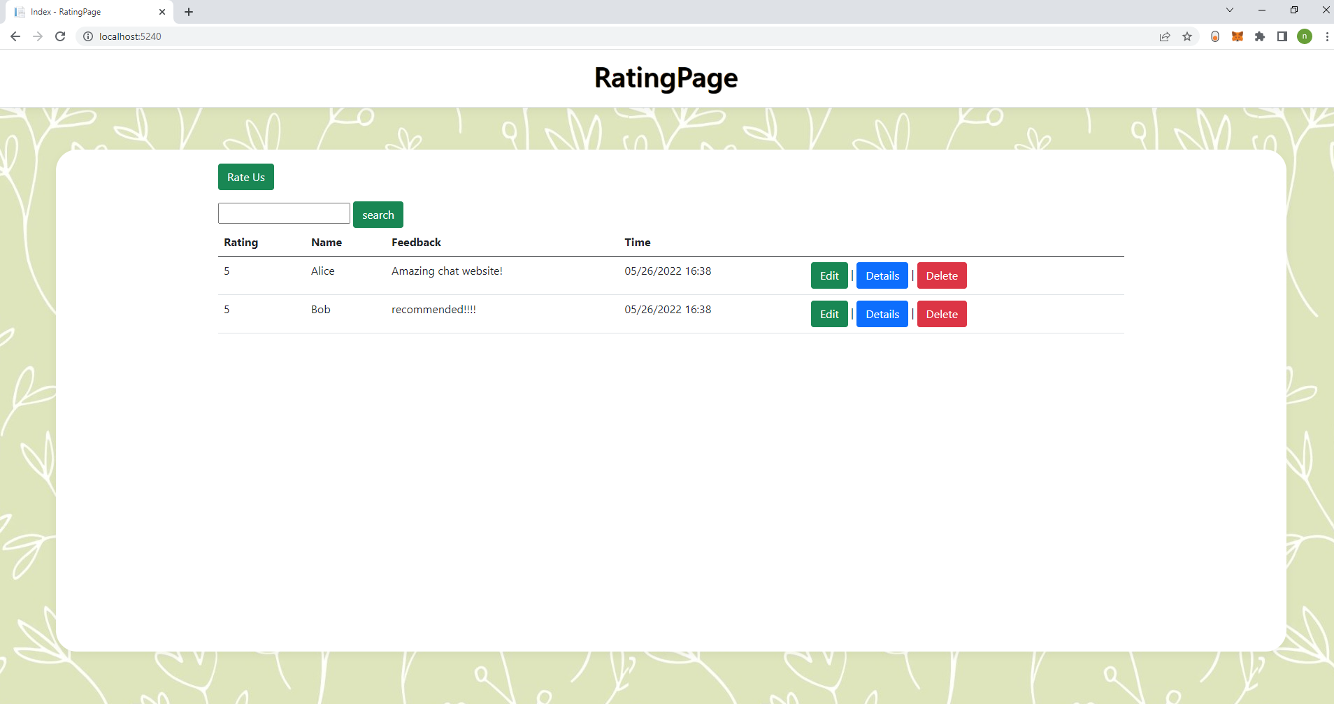 GitHub - noaziv55/web_rating_page