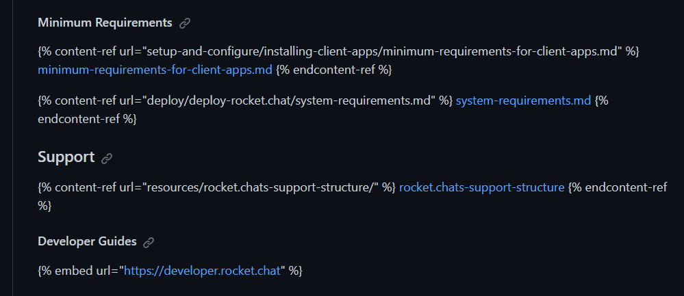 Placeholder or syntax used in this documentation system ? · Issue #37 · RocketChat/docs · GitHub