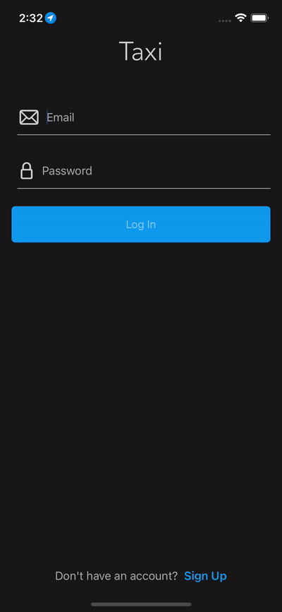 GitHub - PanAndrei/TaxiApp