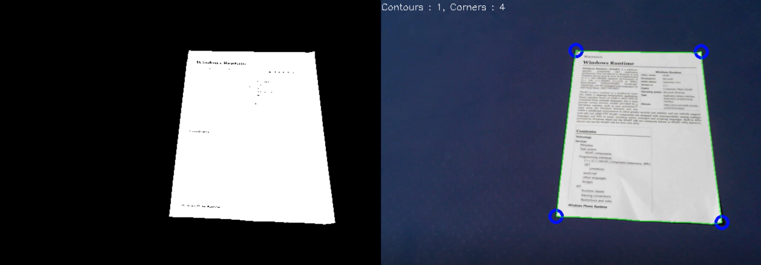 GitHub - shamanneo/document-detector: Automatic real-time document detector using OpenCV