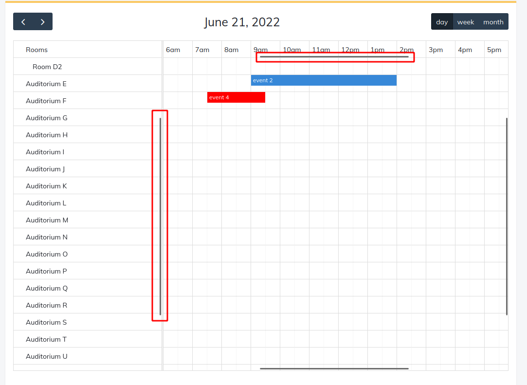 Disable hovering scrollbars in header/resourceArea · Issue #6894 · fullcalendar/fullcalendar ...