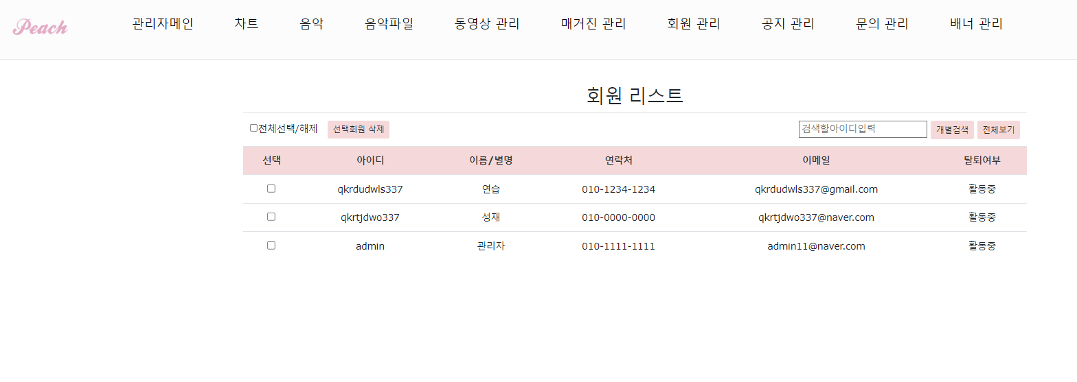 GitHub - seongjaePark12/PeachMusic: 음악스트리밍사이트