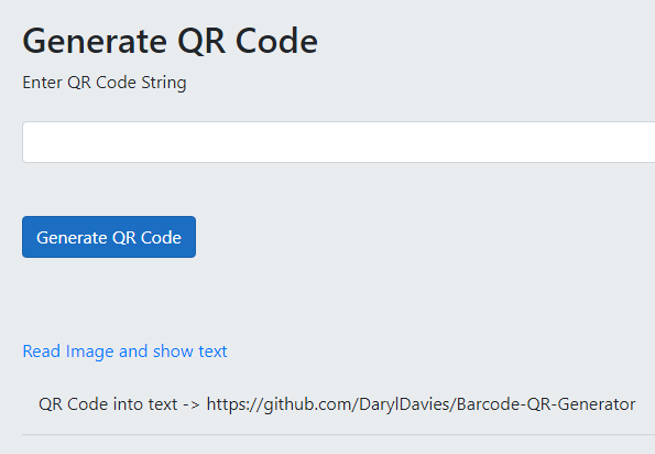 GitHub - DarylDavies/Barcode-QR-Generator: This webapp Generates, Scans ...