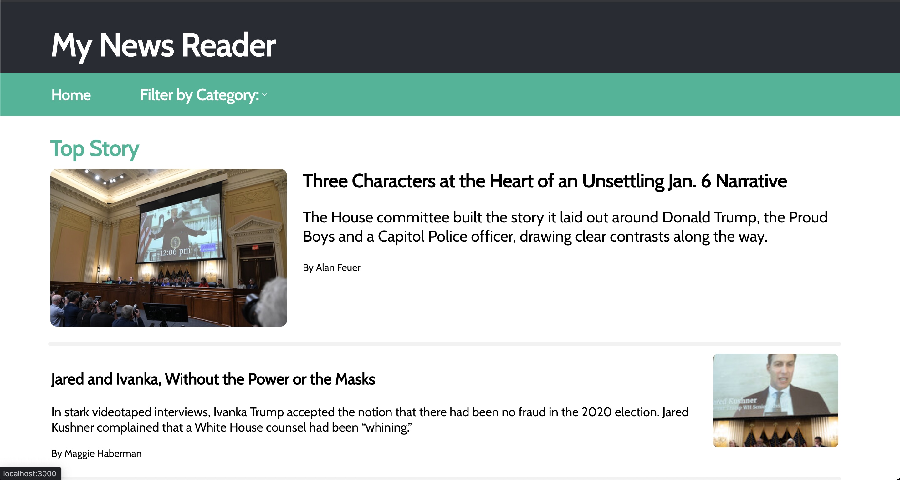GitHub - RonLHead/rlh-news-reader