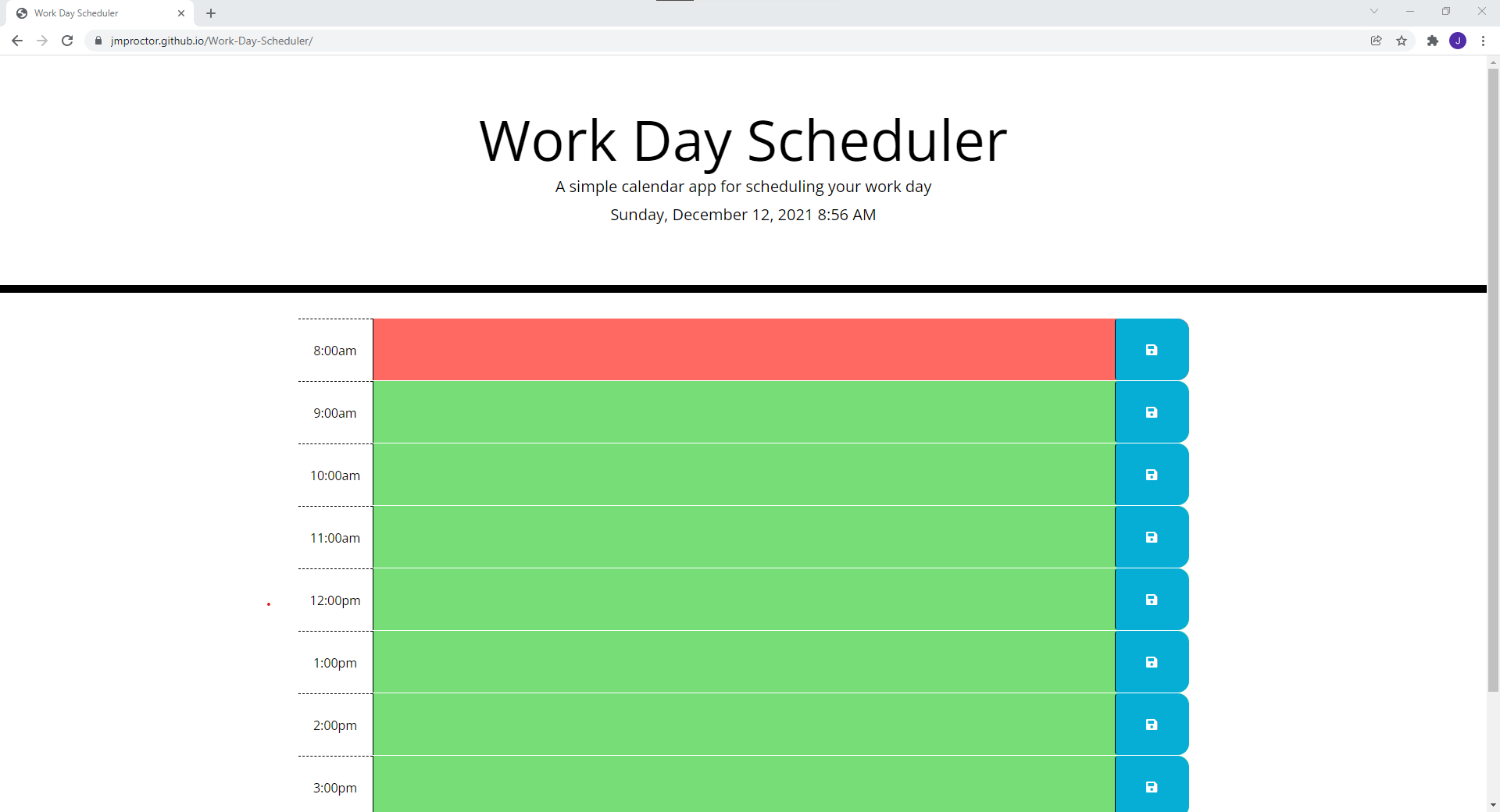 GitHub - jmproctor/Work-Day-Scheduler