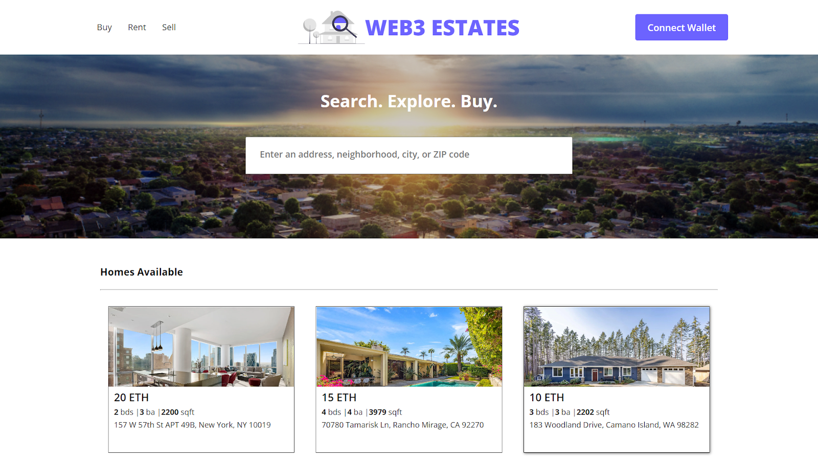 GitHub - Okiki-Olugunna/Web3-Estates: buy & sell real estate using NFTs