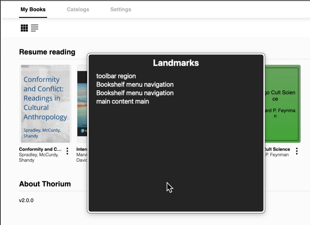 Duplicate Landmark/Region names in main interface · Issue #1716 · edrlab/thorium-reader · GitHub