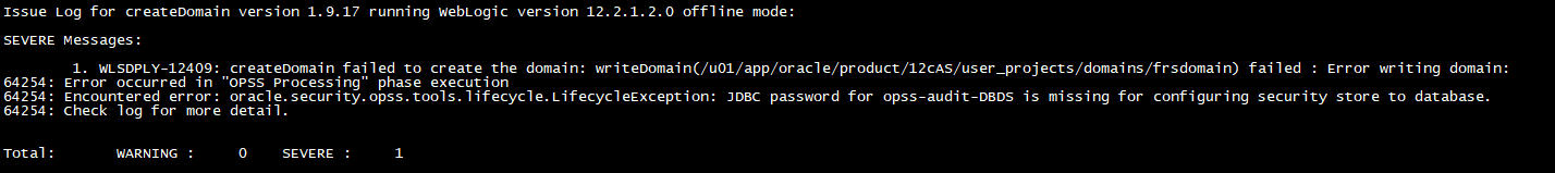 Weblogic 12.2.1.2.0 'FORMS' does not exist in the domain or in the selected template · Issue ...