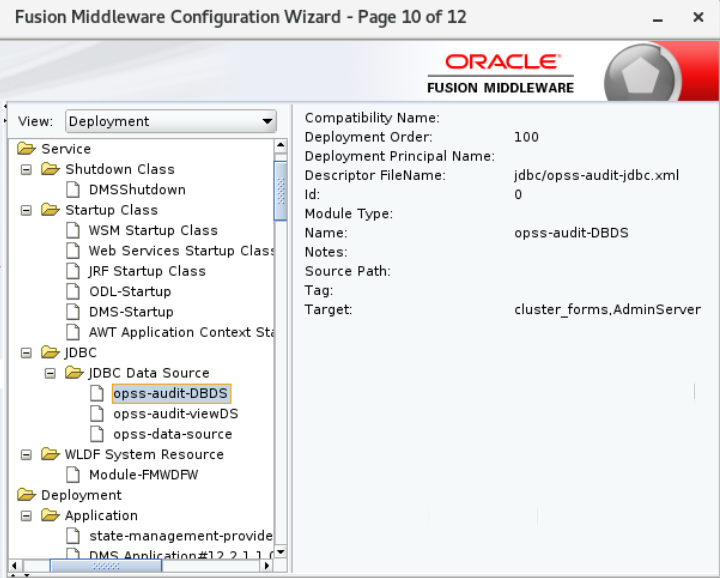 Weblogic 122120 Forms Does Not Exist In The Domain Or In The Selected Template · Issue 