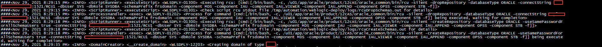 Weblogic 122120 Forms Does Not Exist In The Domain Or In The Selected Template · Issue