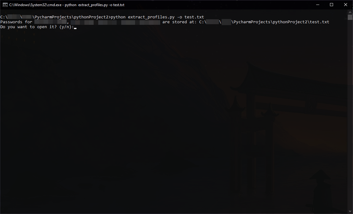 GitHub - FZGbzuw412/Extract-Passwords-from-profiles: Small utility intended for extracting all ...