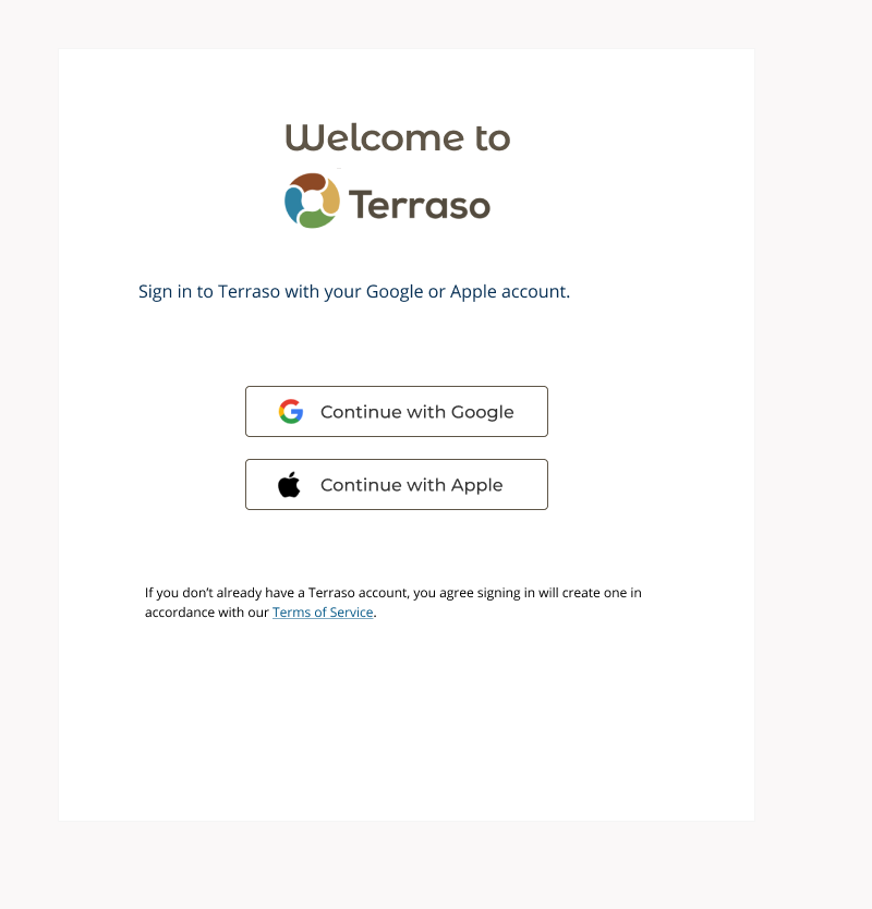 Creating static signup screen for usability study · Issue #51 · techmatters/terraso-web-client ...
