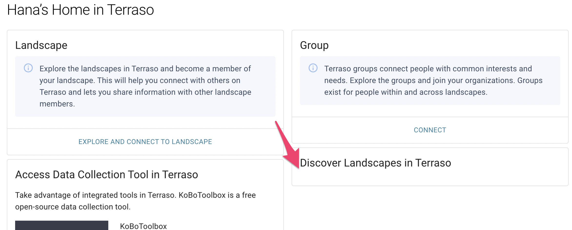 Discover Landscape card is missing the list content · Issue #119 · techmatters/terraso-web ...