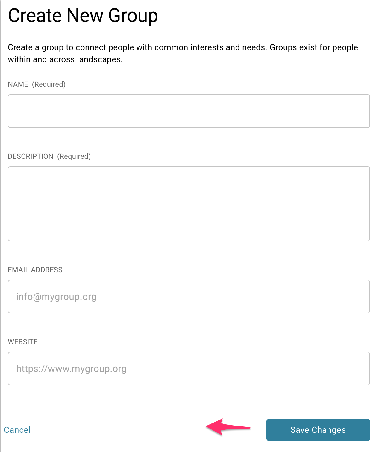 The primary button and the secondary button order is reversed in Create Group form · Issue #255 ...