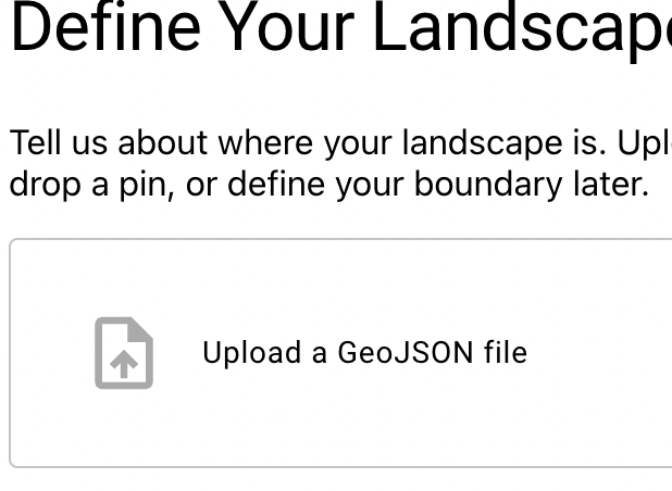'(Recommended)' text is missing on Define landscape boundary screen · Issue #336 · techmatters ...