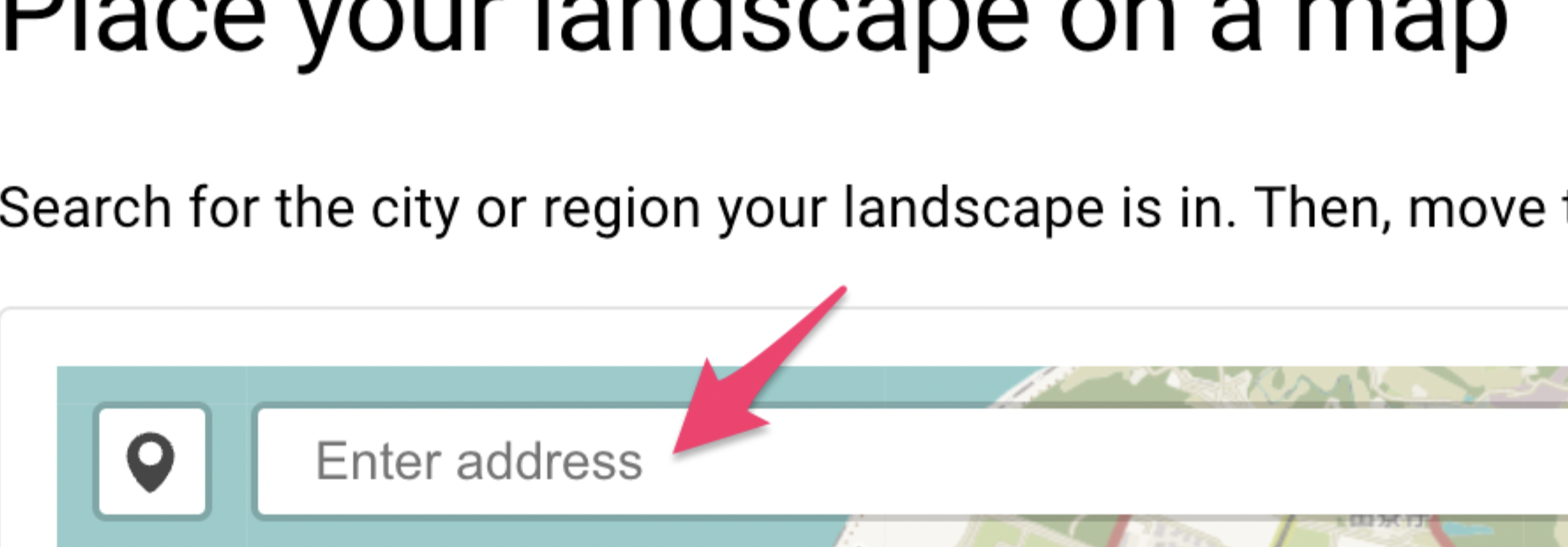 Update the placeholder text in the search field in map · Issue #361 · techmatters/terraso-web ...