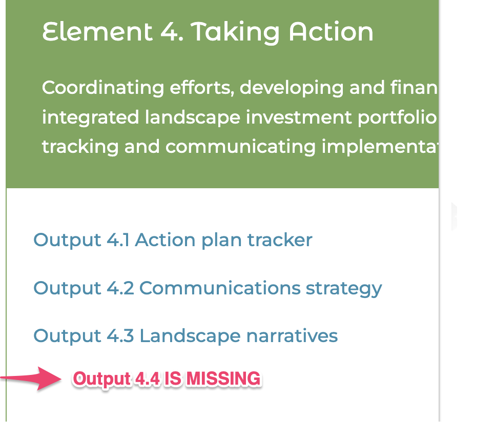 ILM practical guide content (output 4.4) link is missing · Issue #13 · techmatters/terraso-wp ...