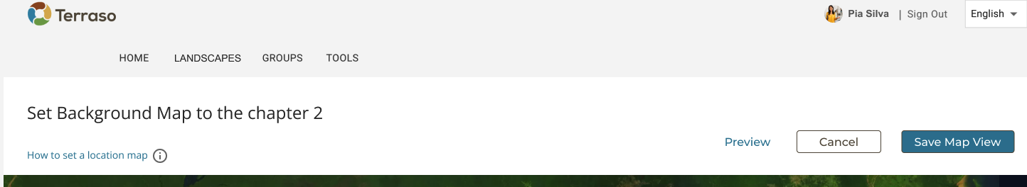 Story Map: Save map buttons should be placed at top right · Issue #704 · techmatters/terraso-web ...