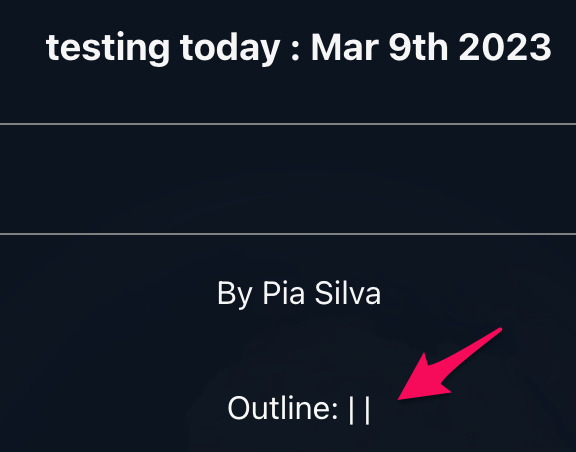 STORY MAP: Don't display Outline if no chapter title is available on Title chapter · Issue #755 ...