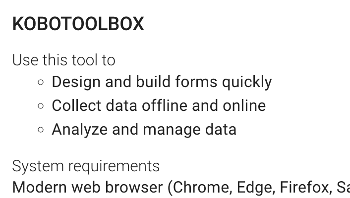 KoBoToolbox's text is formatted wrong · Issue #781 · techmatters ...