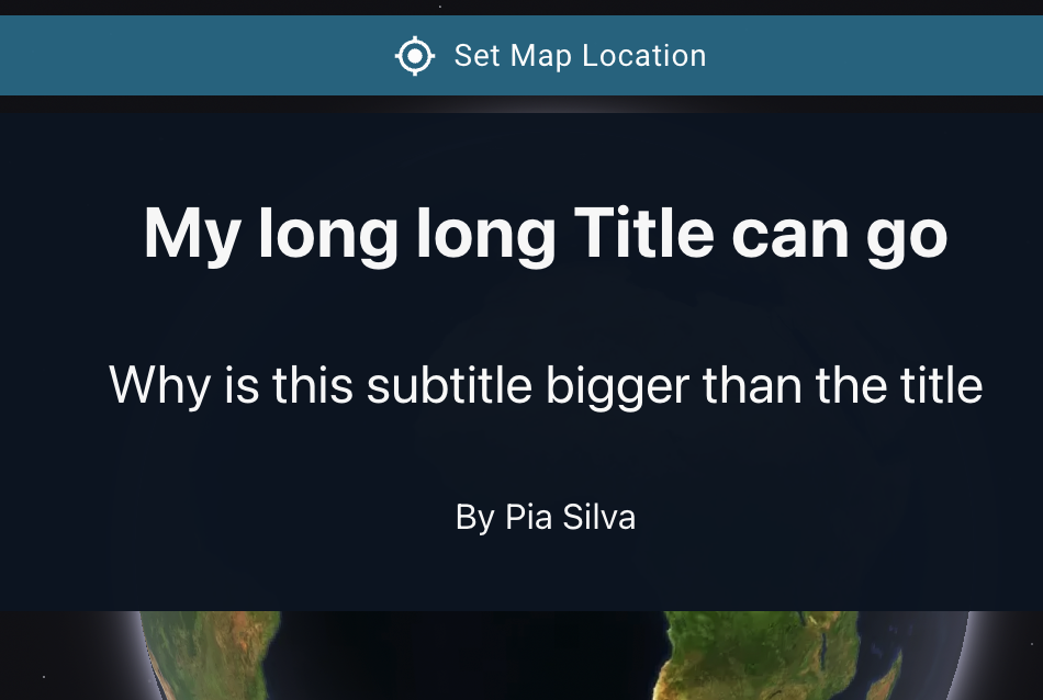 Story Maps: increase the story map title size · Issue #796 ...