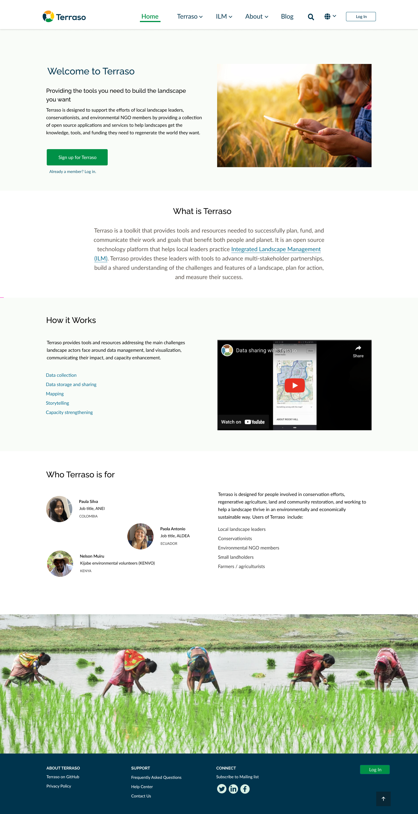 Terraso marketing website update: new page layout & content · Issue #32 · techmatters/terraso-wp ...