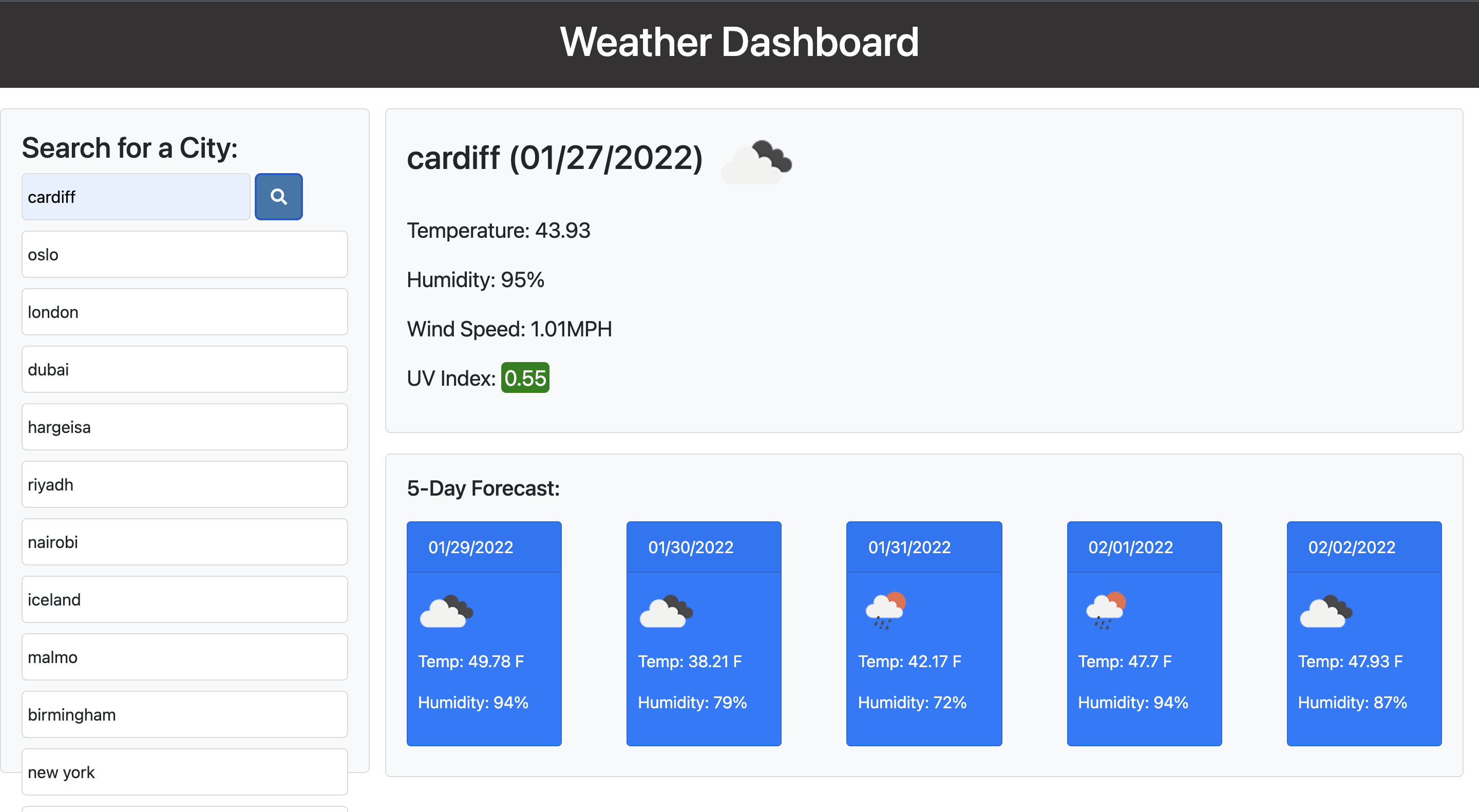 GitHub - SuM949/Great-Weather-Dashboard