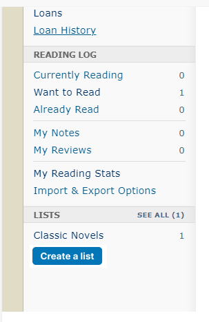 Lists Improvements · Issue #7390 · internetarchive/openlibrary · GitHub
