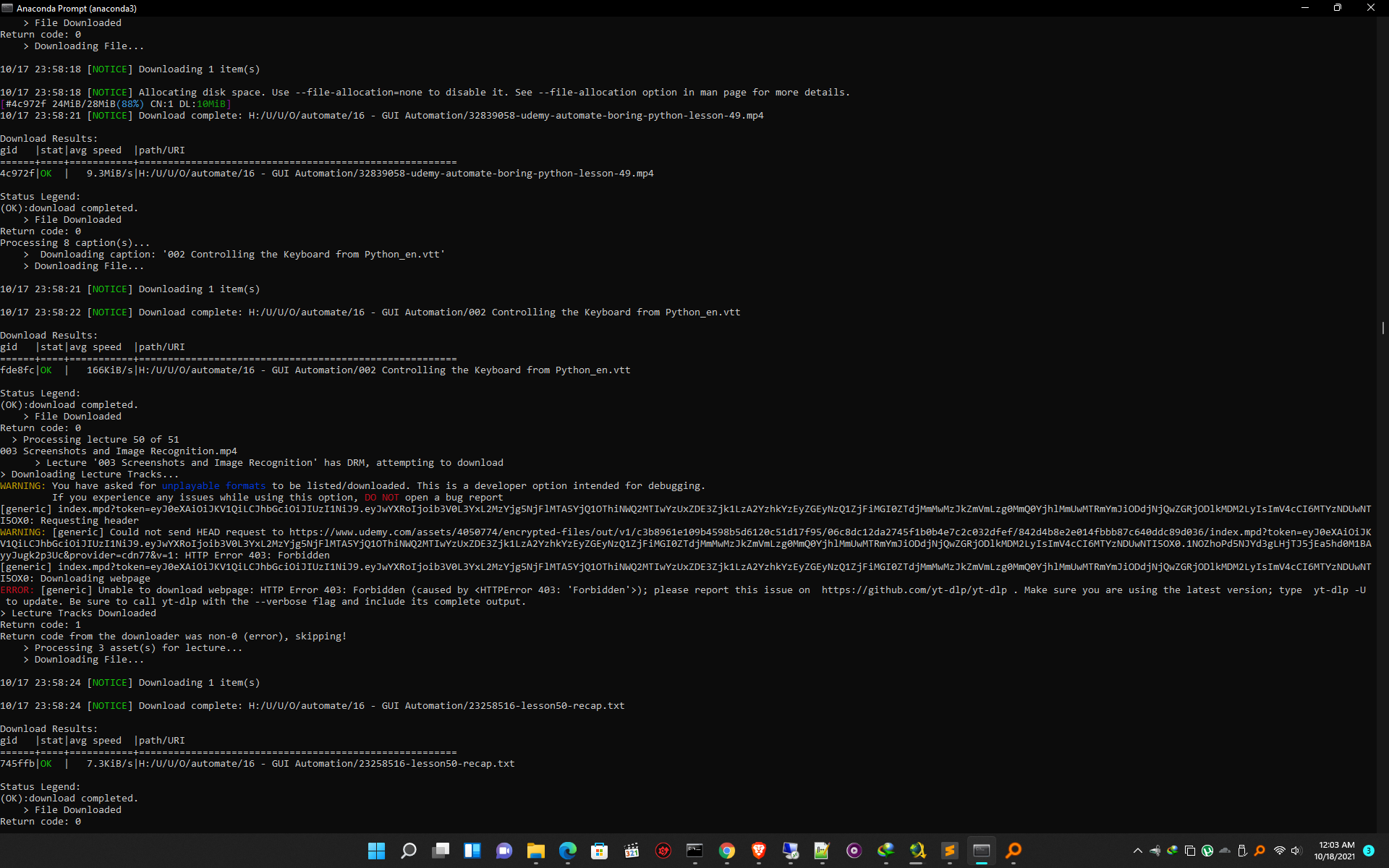 Udemy Says: 403 Forbidden · Issue #47 · Puyodead1/udemy-downloader · GitHub