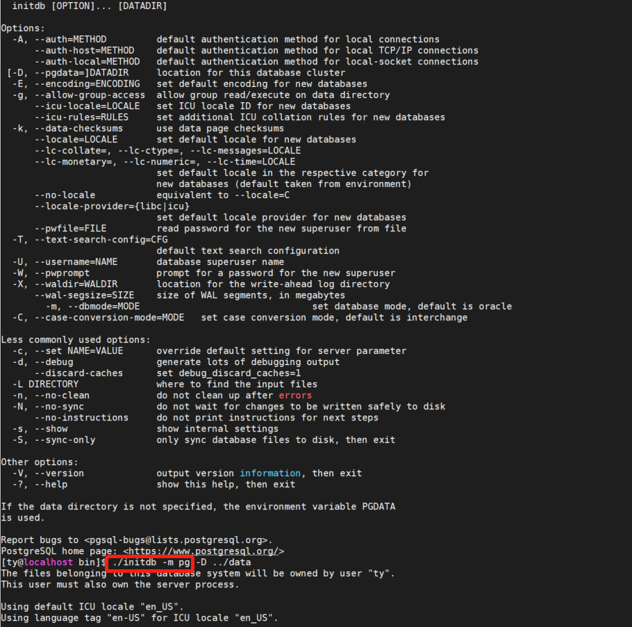 Initdb Help Less M Info · Issue 504 · Ivorysql Ivorysql · Github